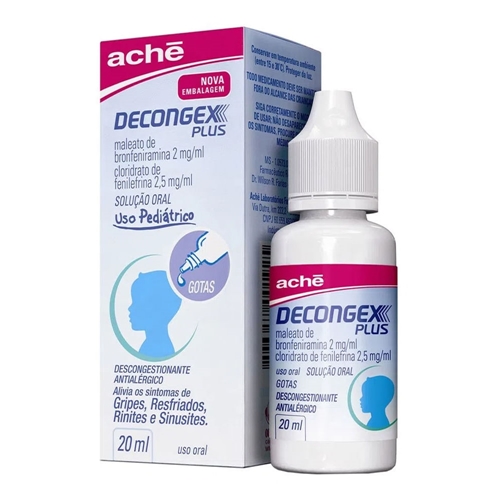 Decongex Plus Pediátrico Gotas 20ml - Decongex Plus Pediátrico Gotas ...