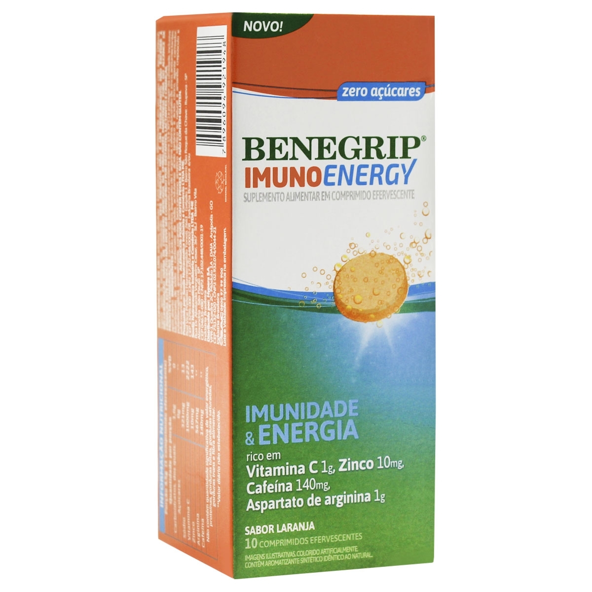 Benegrip Imuno Energy com 10 comprimidos efervescentes - Benegrip Imuno ...