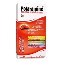 POLARAMINE 2 MG C/20 CPR - POLARAMINE 2 MG C/20 CPR POLARAMINE 2 MG C ...