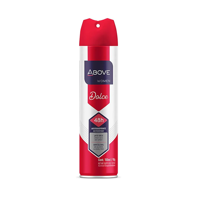 Desodorante Aerosol Antitranspirante Above Women Dolce Vita 48h com ...