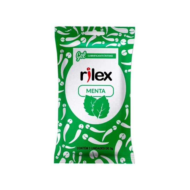 Gel Lubrificante Íntimo Rilex Menta com 3 Saches de 5g Cada - Gel ...