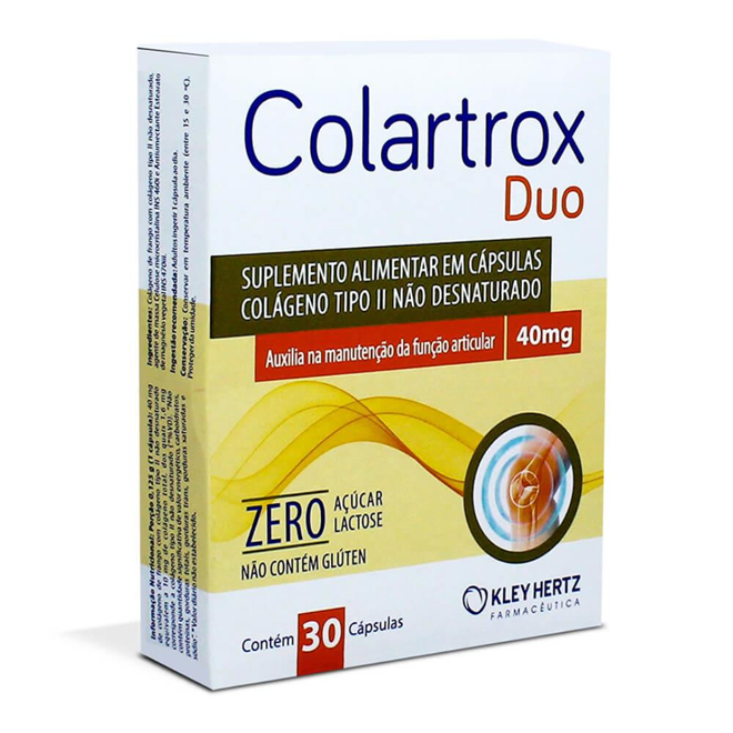 Colartrox Duo Colágeno Tipo II 30 Cápsulas P114172 - Colartrox Duo ...