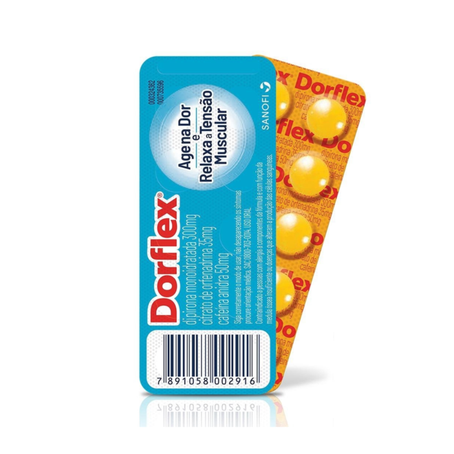 Analgésico Dorflex 10 Comprimidos - Dorflex com 10 Comprimidos - SANOFI OTC
