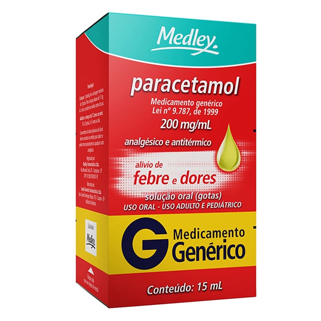 PARACETAMOL 200 MG GTS C/15 ML - PARACETAMOL 200 MG GTS C/15 ML - G ...