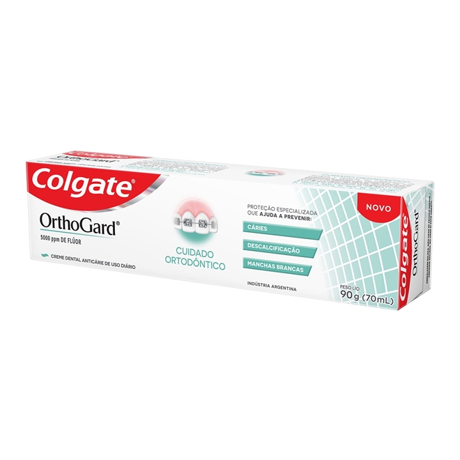 Pasta de Dente Colgate Orthogard com 90g - Pasta de Dente Colgate ...
