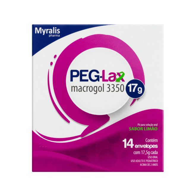 Laxante Peg-Lax 17g Limão Pó para Solução Oral com 14 envelopes ...