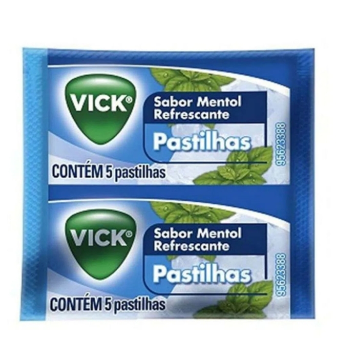 VICK PASTILHA SACHE C/5 MENTA - VICK PASTILHA SACHE C/5 MENTA VICK ...