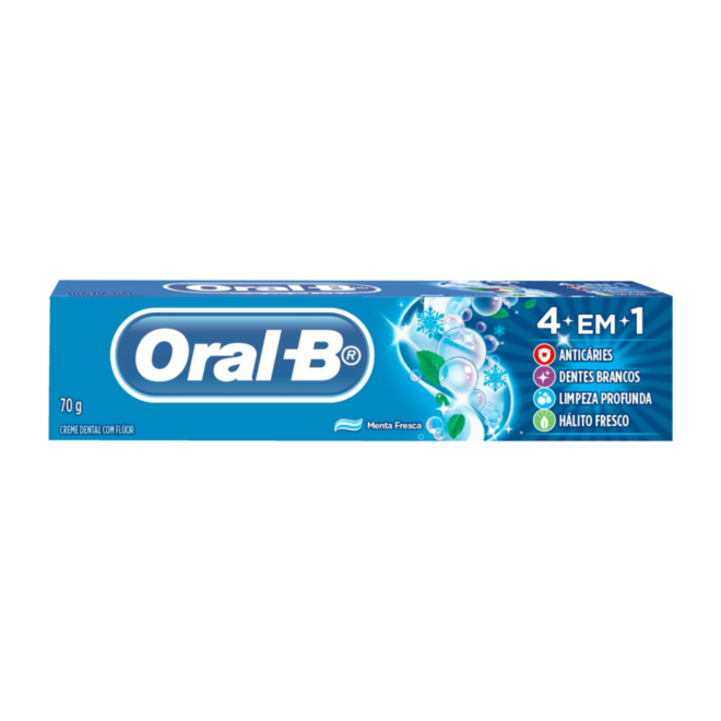 Pasta de Dente Oral-B 4 em 1 70g - Pasta de Dente Oral-B 4 em 1 70g - P ...