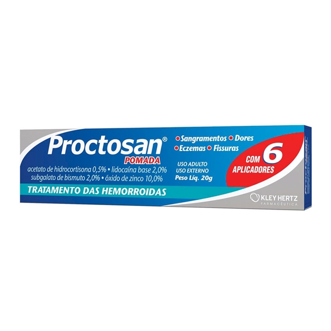 PROCTOSAN 20G C/6 APLICADORES - PROCTOSAN 20G C/6 APLICADORES - HERTZ