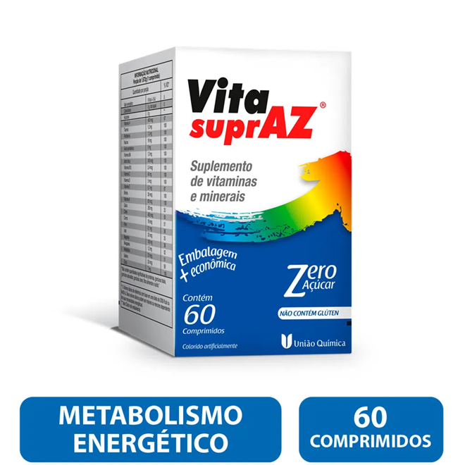 Vita SuprAZ com 60 Comprimidos - Vita SuprAZ com 60 Comprimidos - UNIAO ...