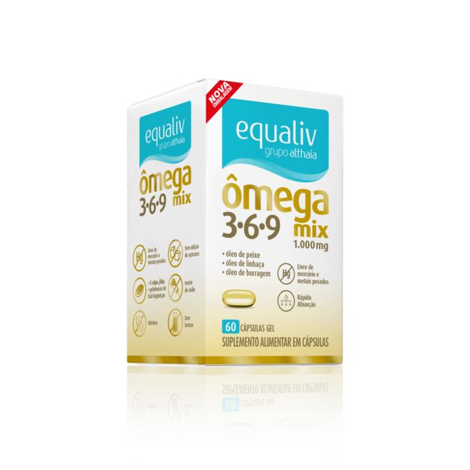 Ômega Mix 3-6-9 com 60 cápsulas - Ômega Mix 3-6-9 com 60 cápsulas ...