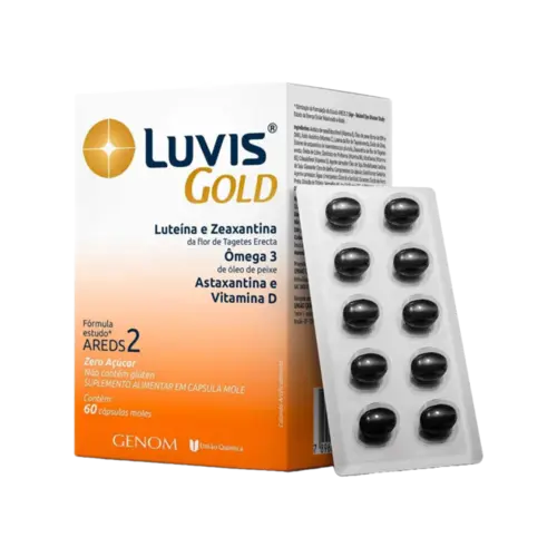 Suplemento Alimentar Luvis Gold para Visão 60 cápsulas - Suplemento ...