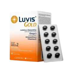 Suplemento Alimentar Luvis Gold para Visão 60 cápsulas - Suplemento ...